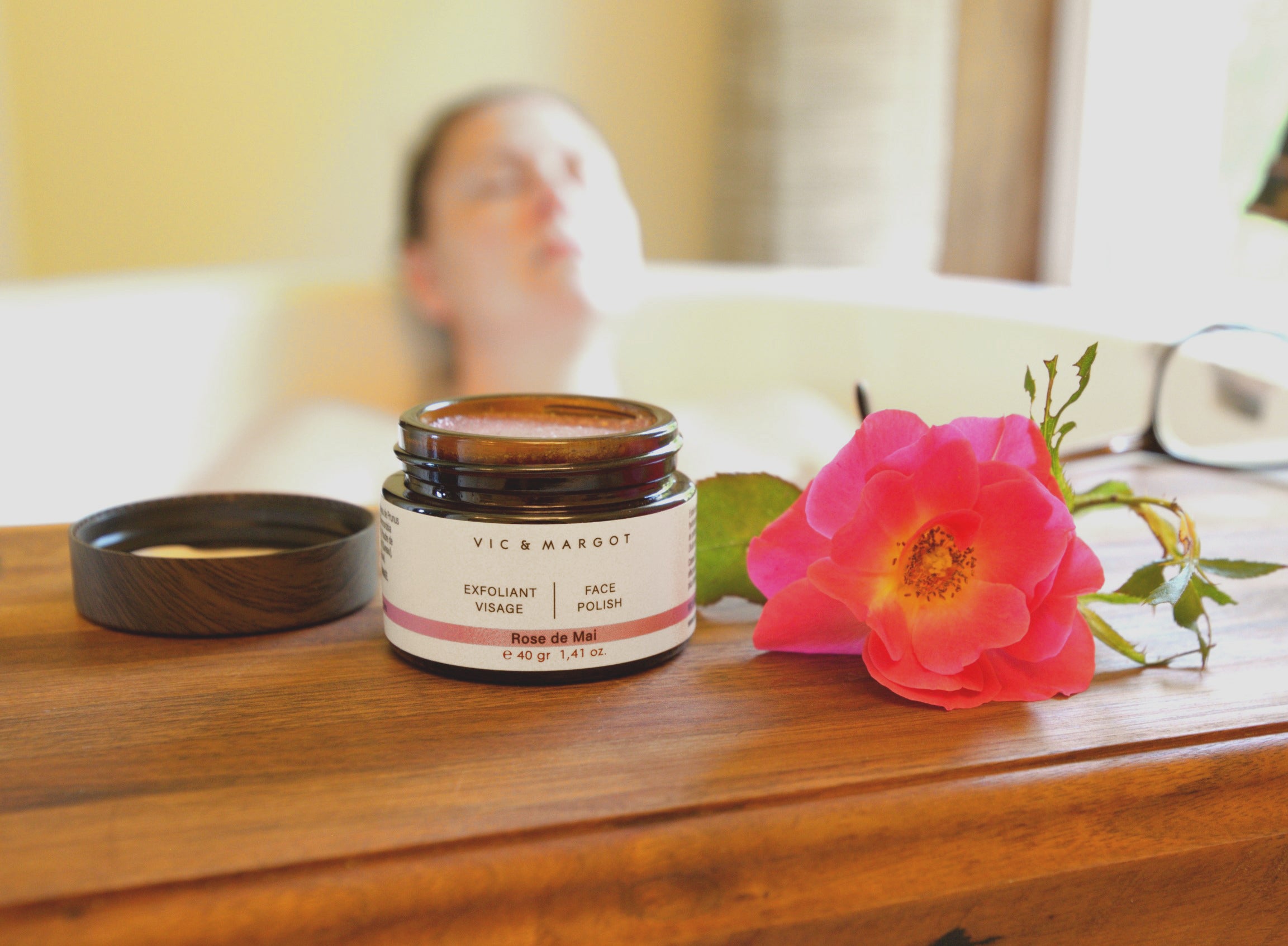 Vic & Margot - Exfoliant visage Rose de Mai